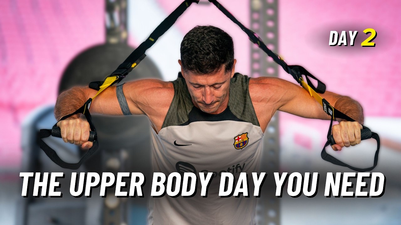 Footballer Upper Body Workout | Max Strength & Power (Day 2 of 3-Day ...
