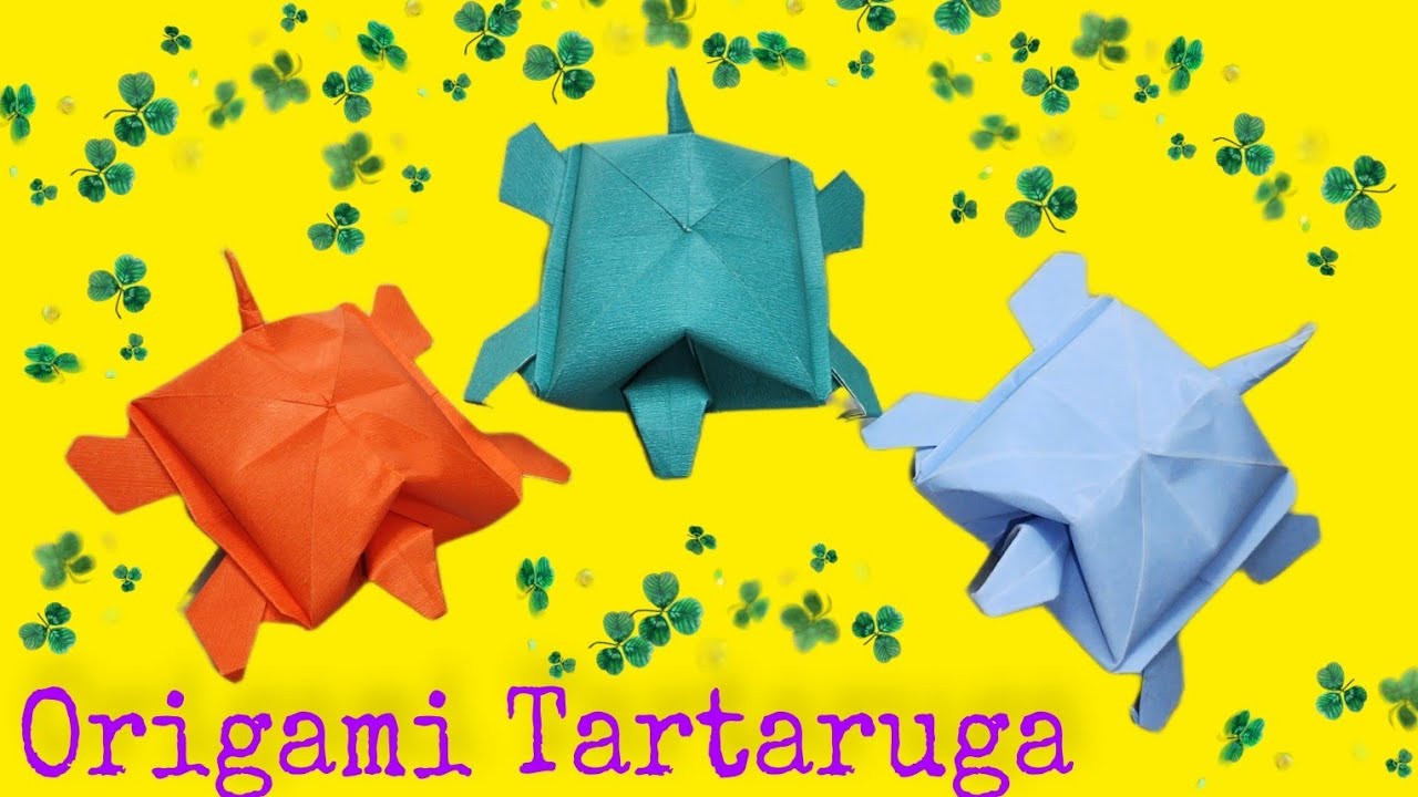 Origami Tartaruga 3D 🐢🐢 Tutorial completo. - YouTube