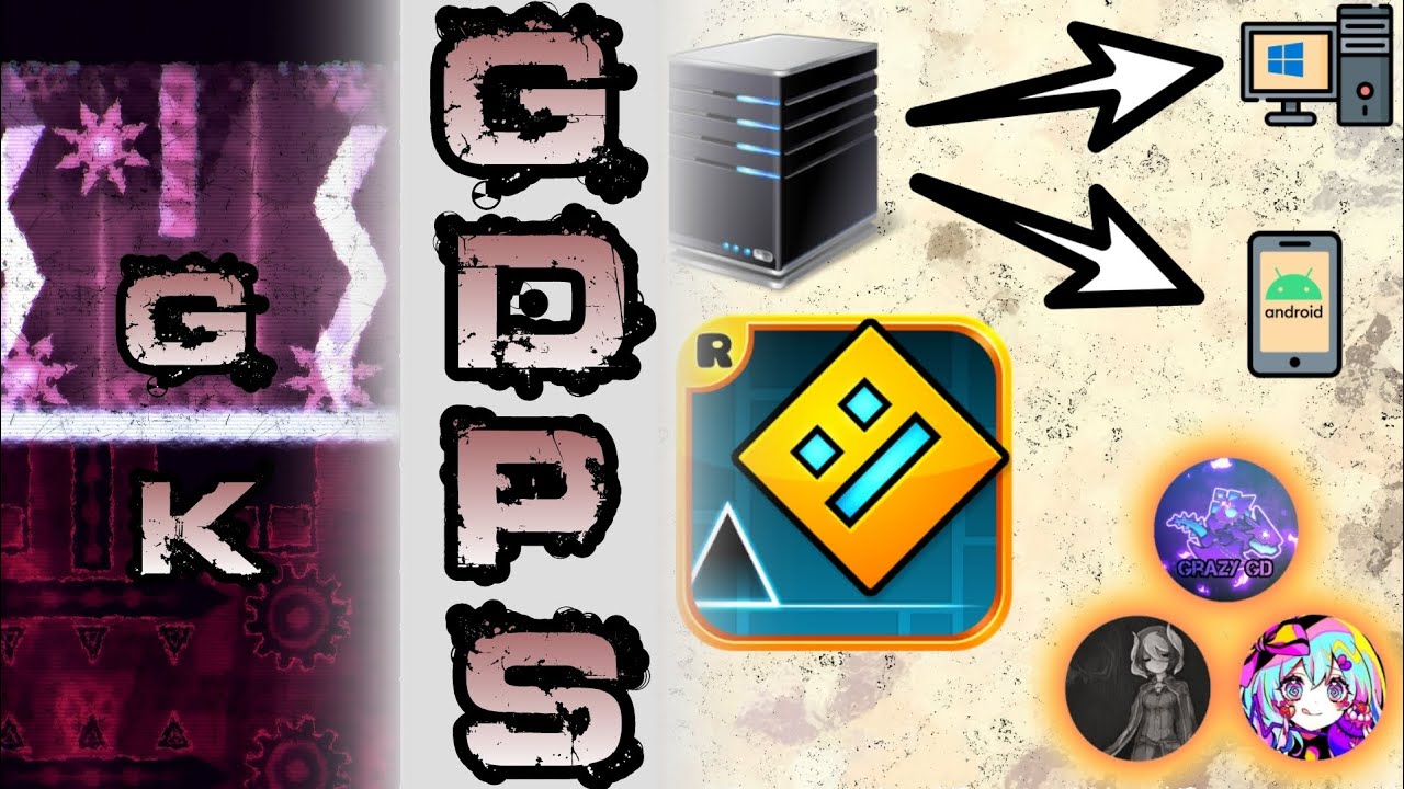AN UNIQUE GEOMETRY DASH 1.9 PRIVATE SERVER!!! : GK GDPS OFFICIAL TRAILERel título del video ...