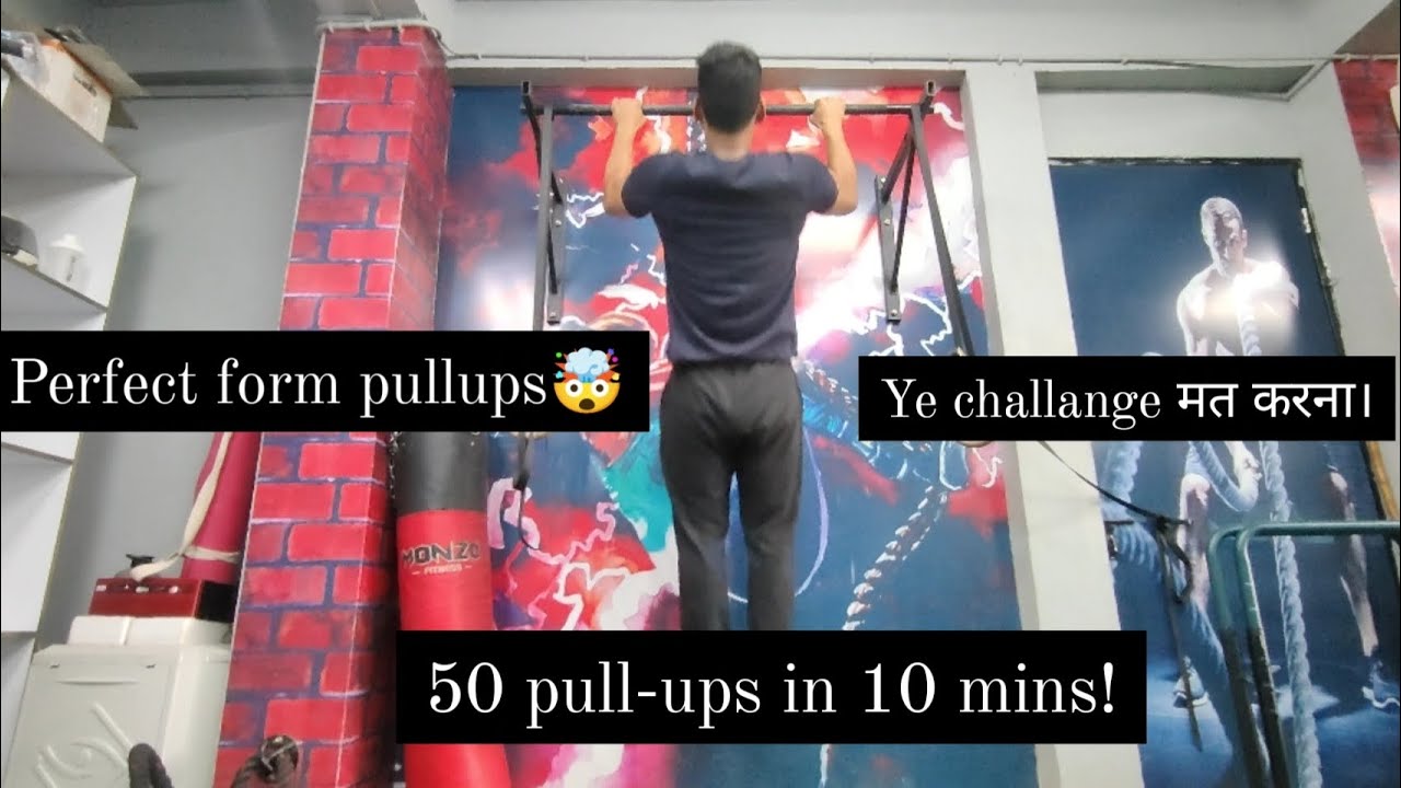 INSANE 50 PULLUPS IN 10 MINS CHALLANGE! - YouTube