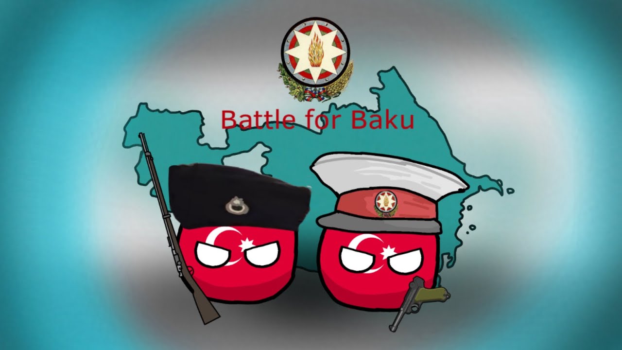 Battle of Baku (countryballs) War Animations - YouTube