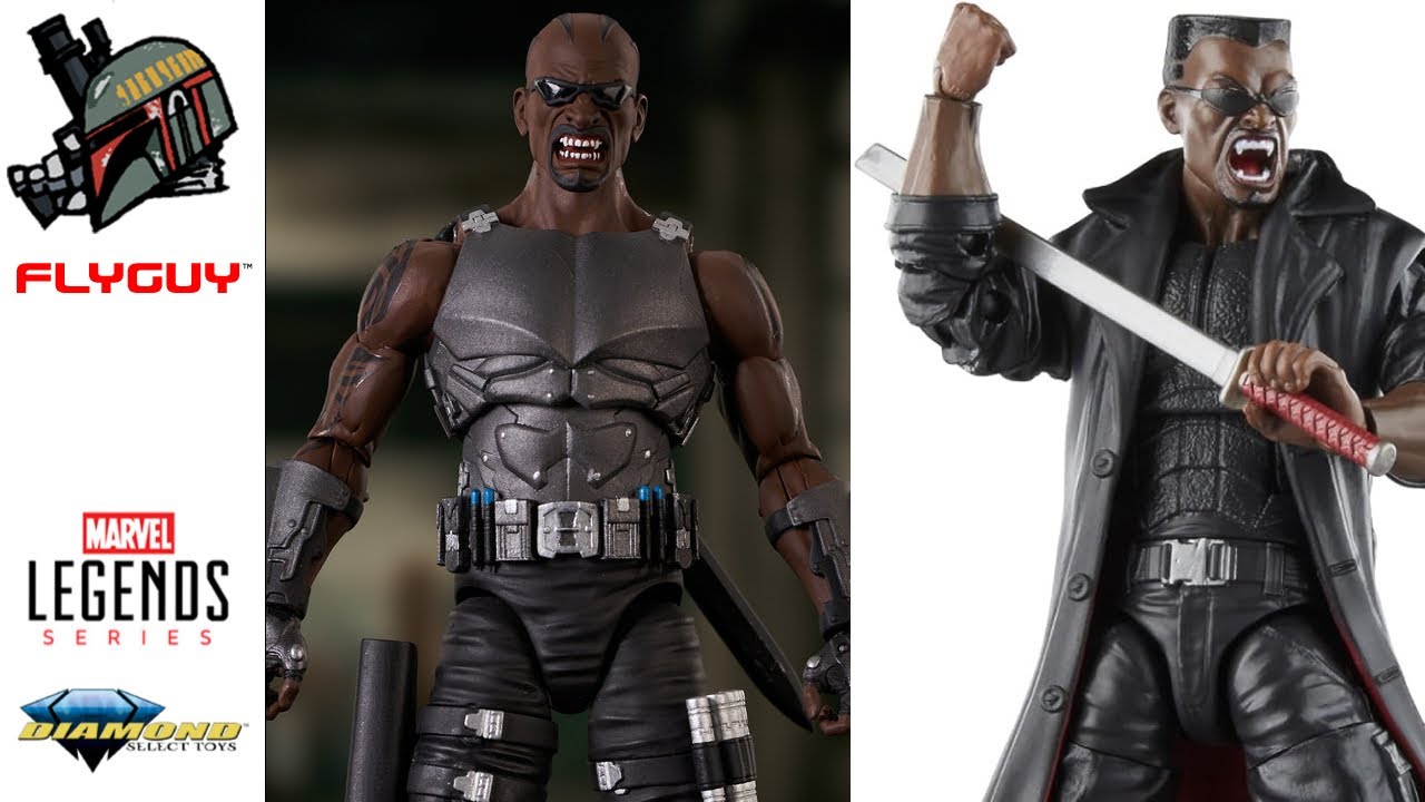 Marvel Hasbro Legends Series Blade & Diamond Select Marvel Select Blade ...
