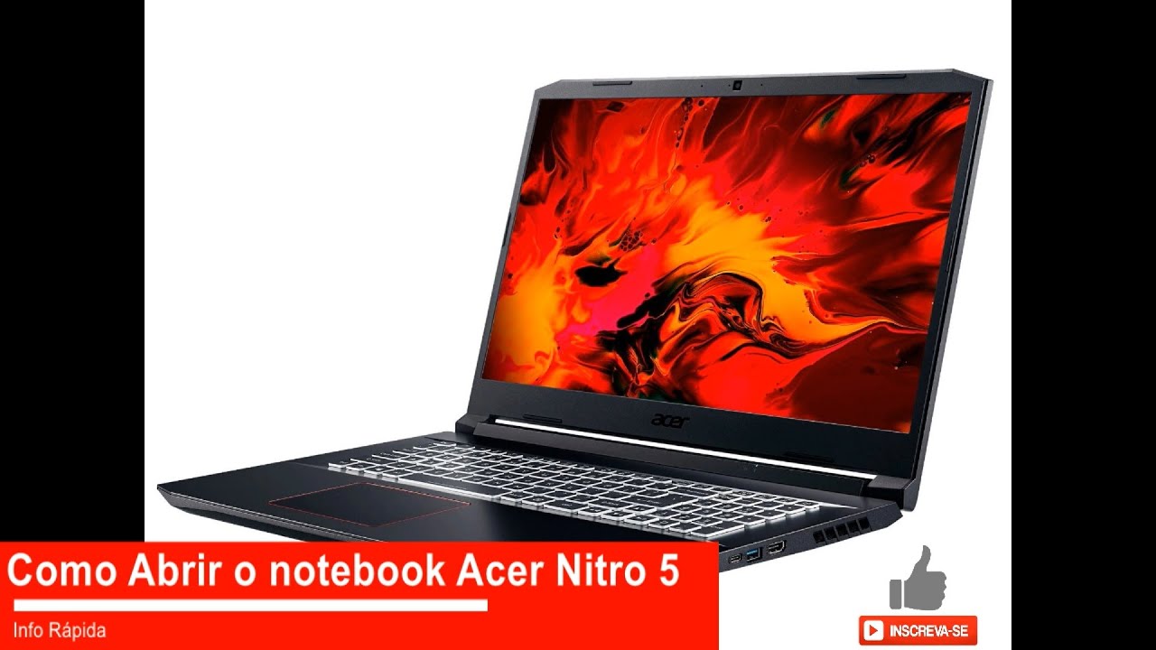 Como Abrir Acer Nitro 5 - YouTube