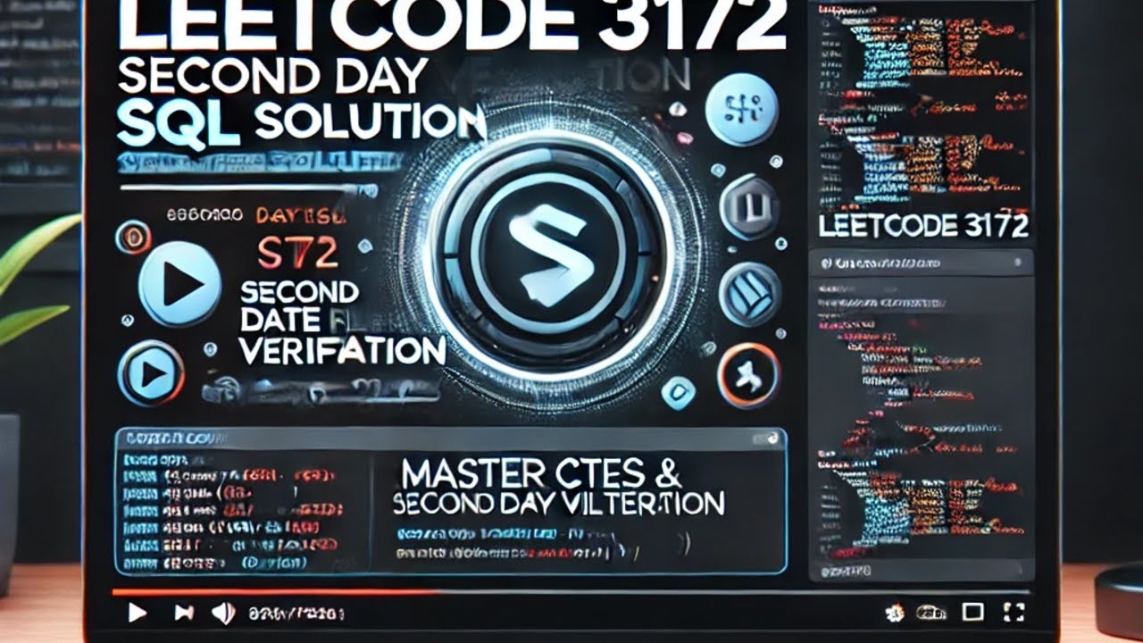 #leetcodesql 3172 #solution: Verify Sign-Ups on the #second #day with # ...
