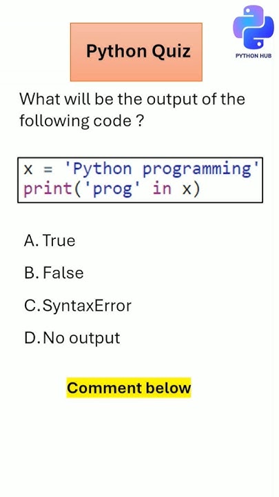 Python Quiz Part 35 Shorts Pythonquiz Youtube