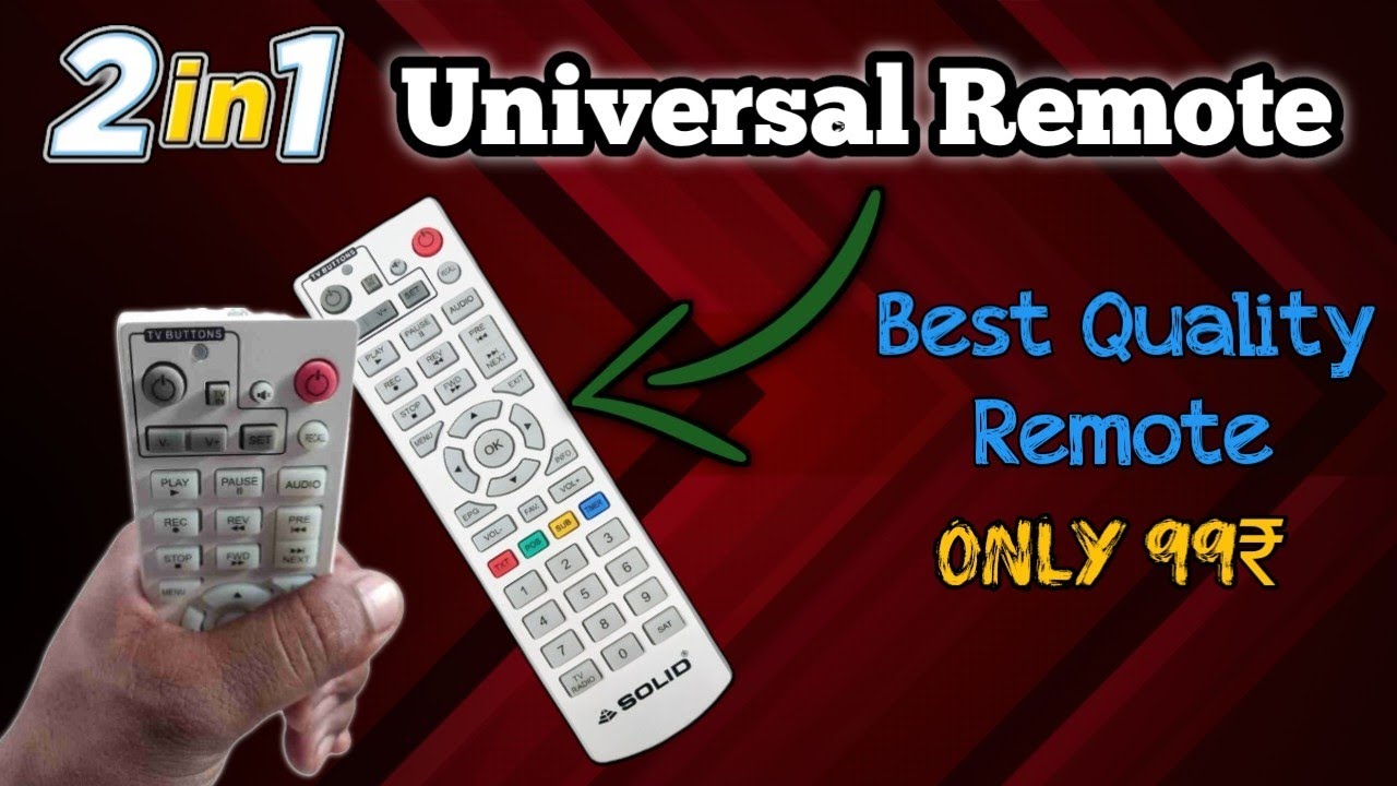 🤫Universal Remote | Best Universal Remote Control| set box ke liye ...