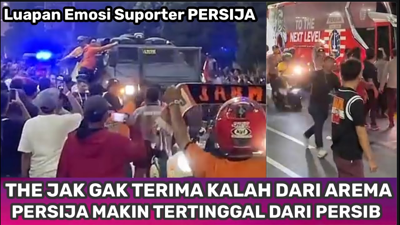 🔴THE JAK NGAMUK PERSIJA KALAH DARI AREMA FC - PELATIH PERSIJA SINDIR ...