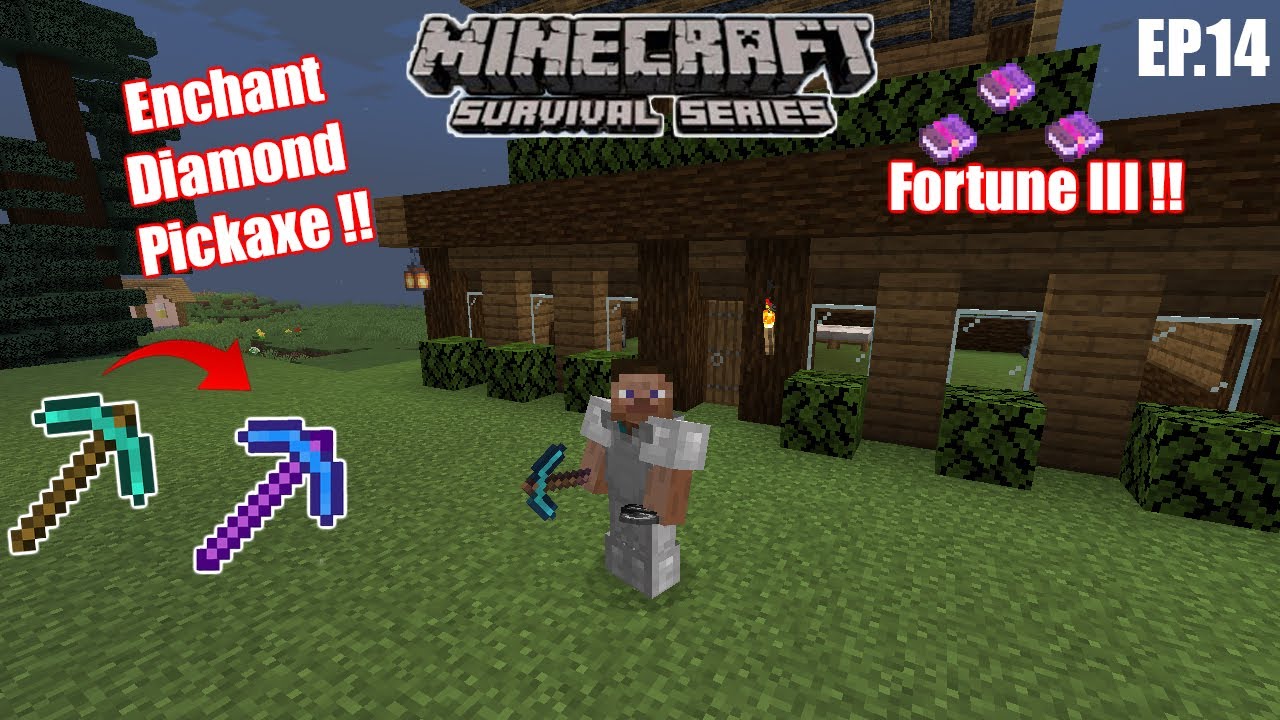 Enchanting First Weapon In || Minecraft Survival Server EP.14 - YouTube