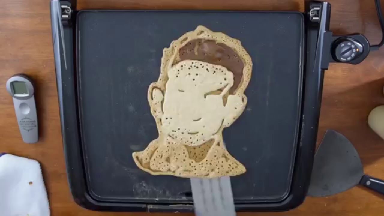 This (Vegan) Celebrity Pancake Art Will Blow Your Mind! - YouTube