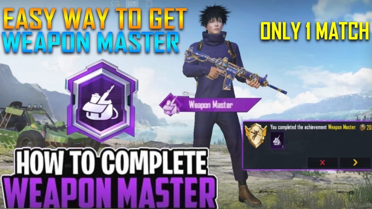Easy Way To Get Weapon Master Title In Bgmi | How To Get Weapon Master ...