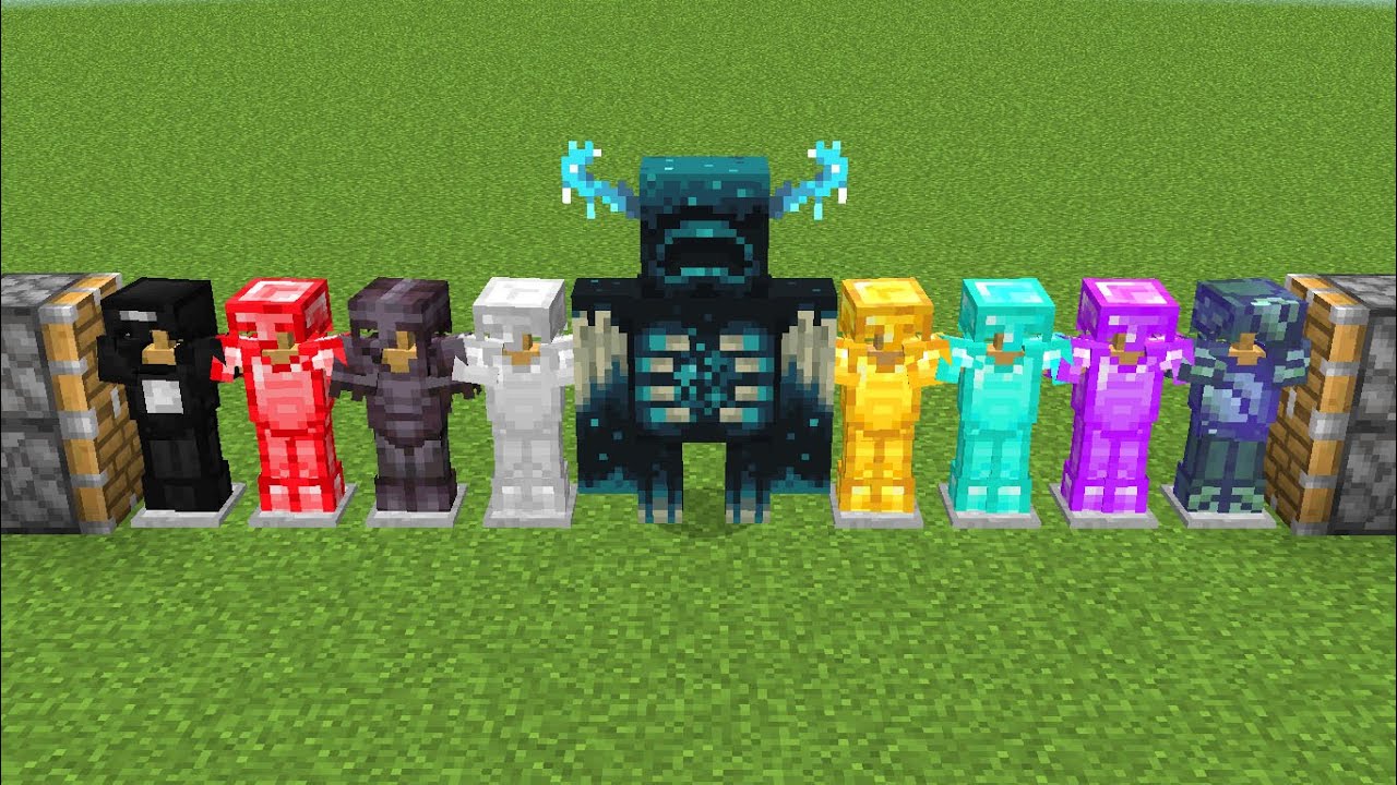 warden + all armor = ??? - YouTube