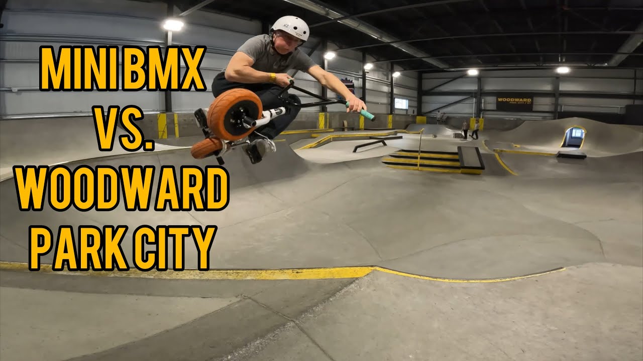 Riding My Rocker Mini BMX At Woodward Park City! - YouTube