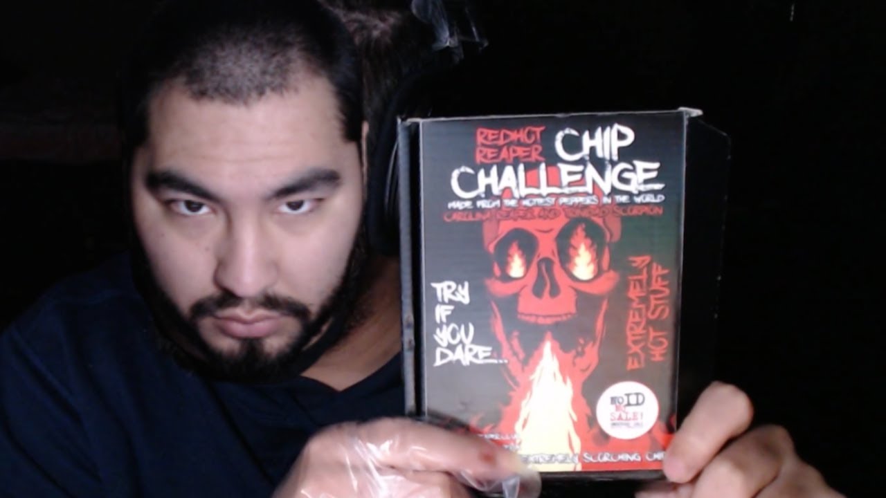 SO I TRIED THE RED HOT REAPER CHIP CHALLENGE DURING MY 24 HOUR SUBATHON ...