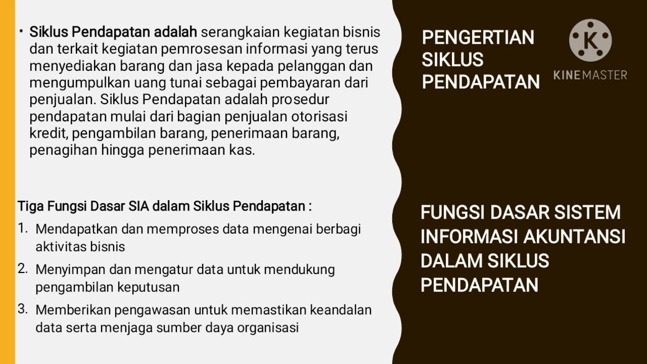 SISTEM INFORMASI AKUNTANSI : FLOWCHART SIKLUS PENDAPATAN - YouTube