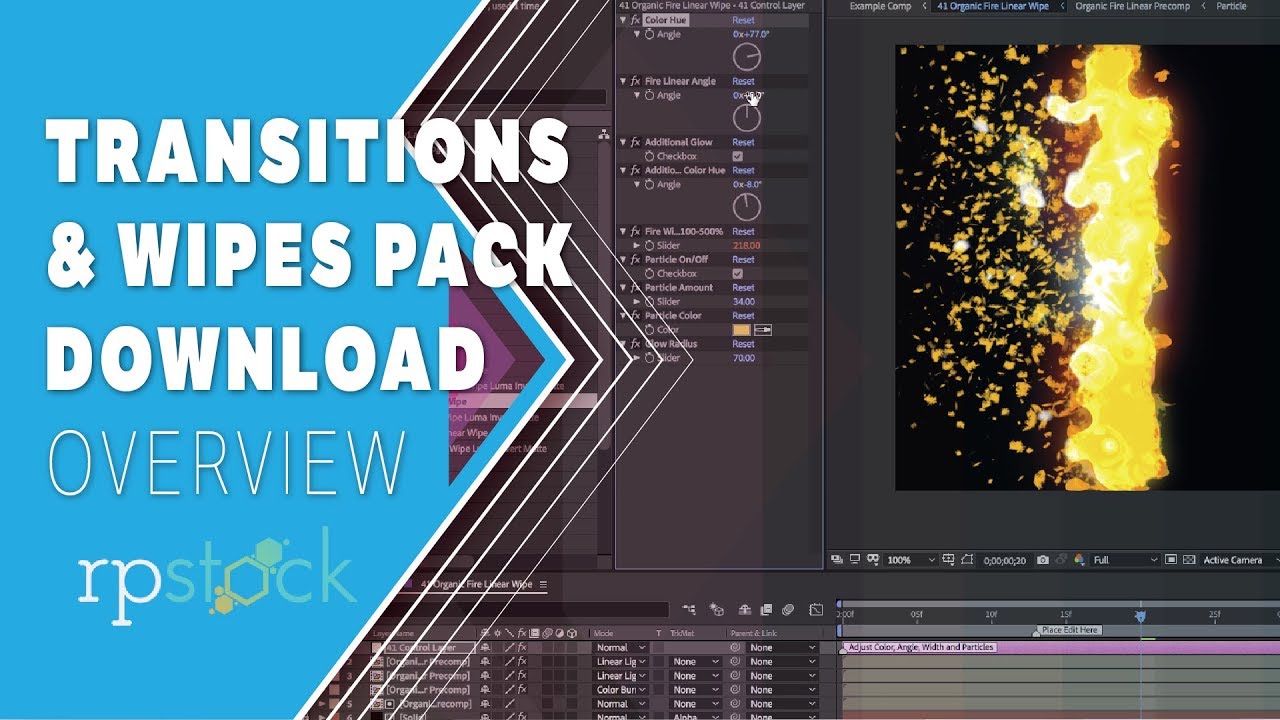 50 Transitions and Wipes Pack Overview - YouTube