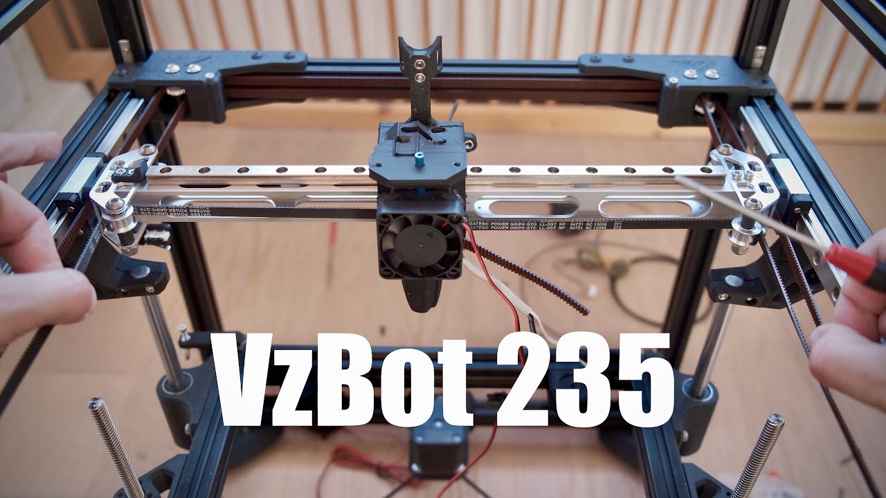 Building CoreXY gantry - VzBot 235 - YouTube