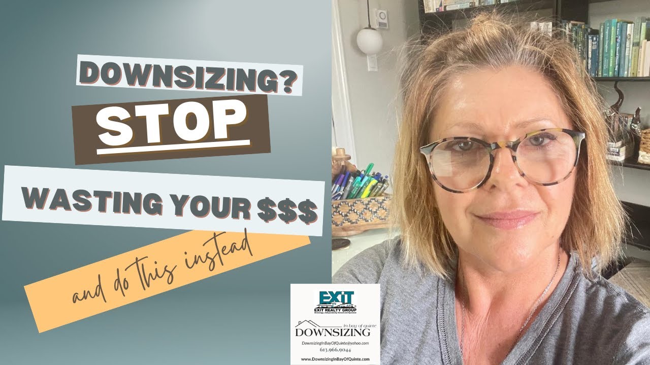 Downsizing? STOP Wasting $$$ & Do This Instead! - YouTube