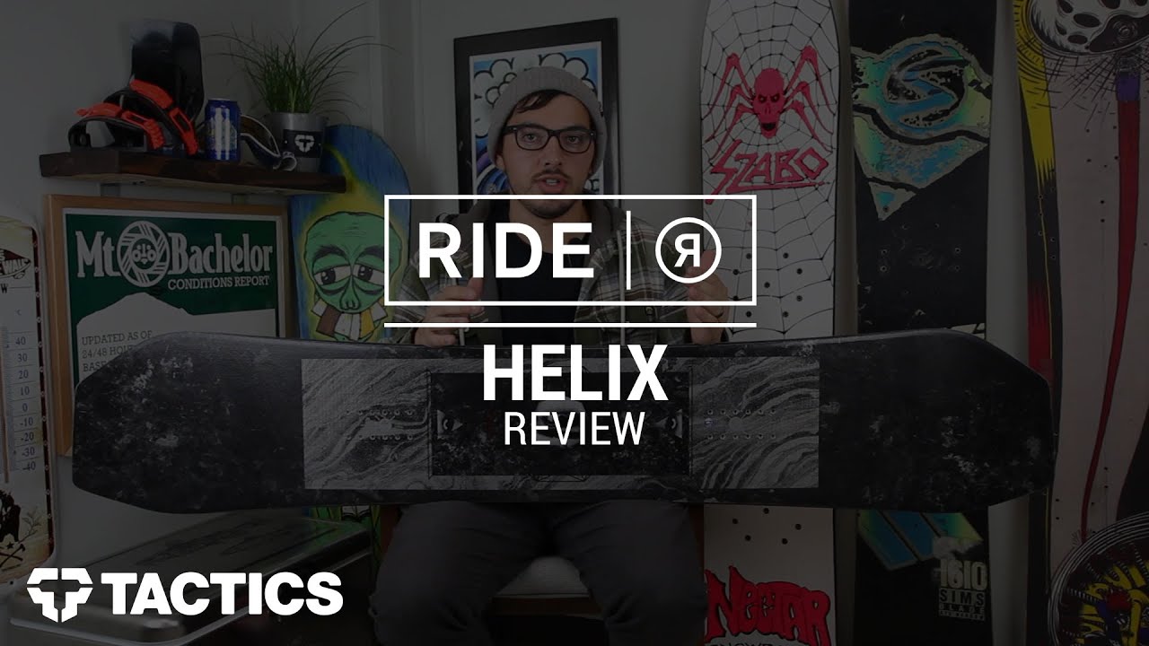 Ride Helix 2016 Snowboard Review - Tactics.com - YouTube