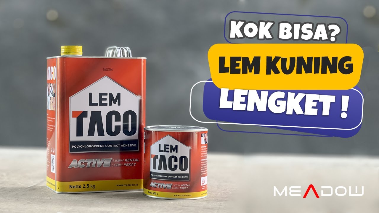 Rekomendasi Lem Kuning Untuk HPL - Vynil - Busa - YouTube