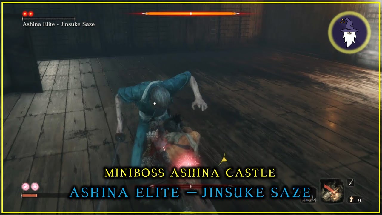 SEKIRO - ASHINA ELITE - JINSUKE SAZE (Miniboss Ashina Castle) - YouTube