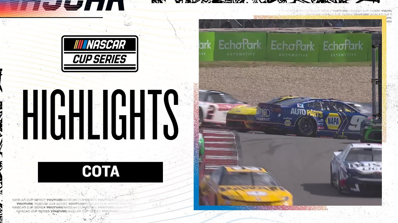 Ross Chastain turns Chase Elliott during Lap 1 COTA chaos | NASCAR ...