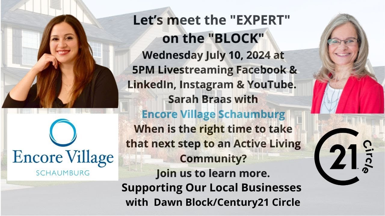 Meet the "EXPERT" on the "BLOCK" Sarah Braas Director of Outreach with Encore Village - YouTube