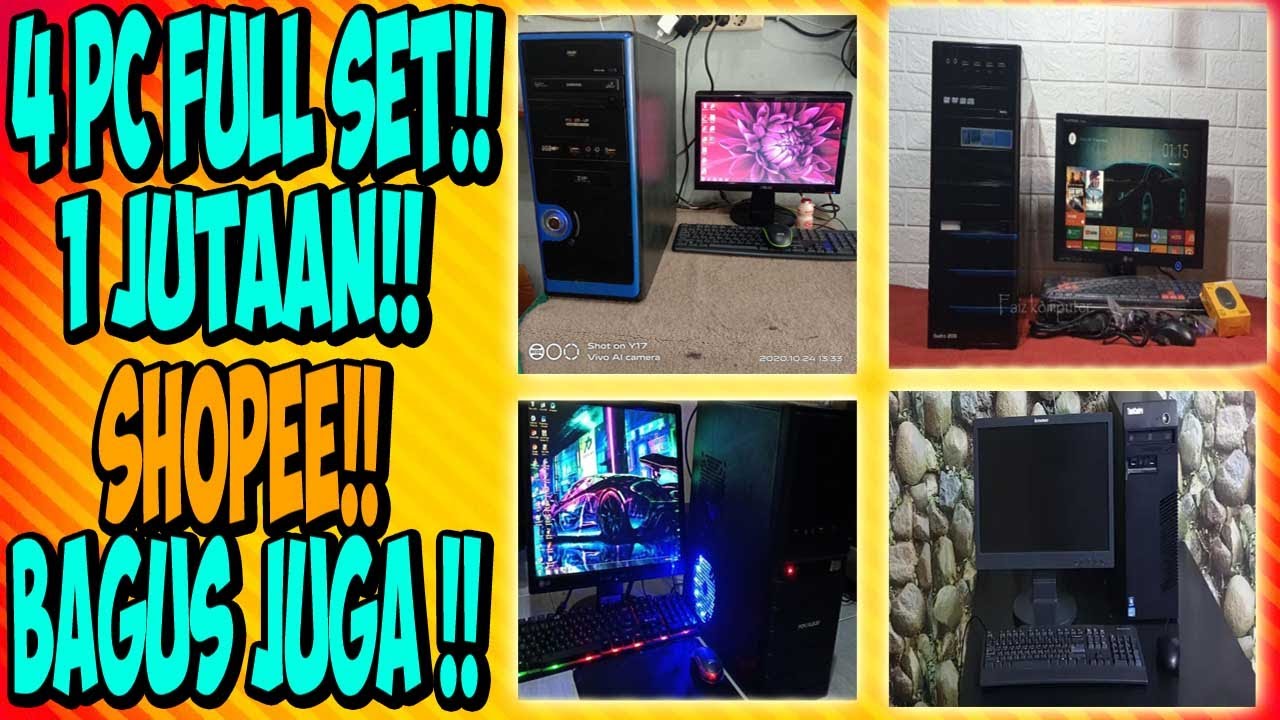 4 pc full set dari shopee budget 1 jutaan - YouTube