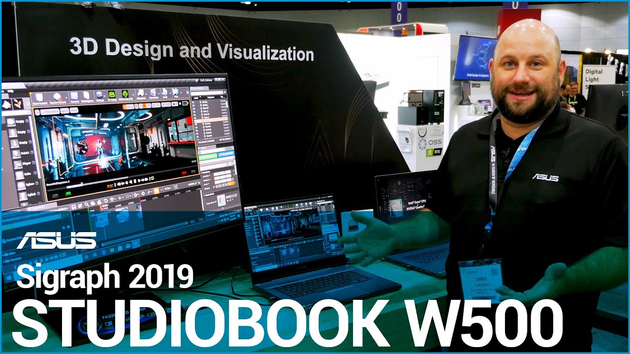 Real-Time Ray Tracing with the ASUS Studiobook W500 | Siggraph 2019 ...