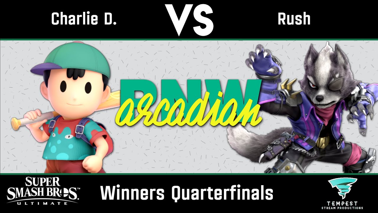 Charlie D. (Ness) vs Rush (Wolf) - Winners Quarterfinals - PNW Arcadian ...