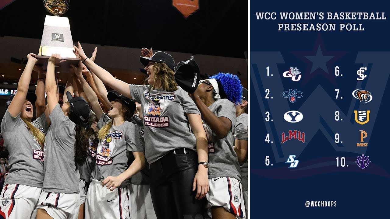 2018-19 WCC Women's Basketball Preseason Poll - YouTube