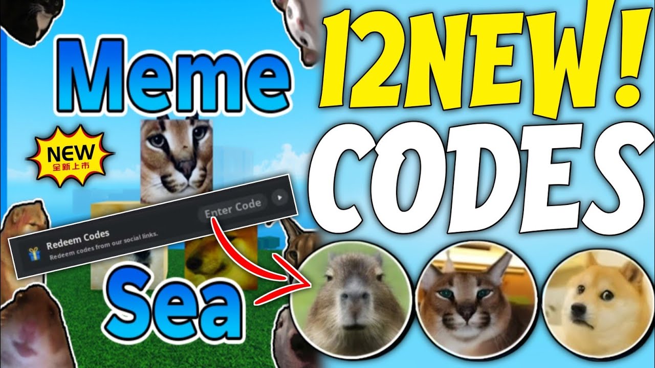 ⚡️HURRY UP⚡️MEME SEA ROBLOX CODES JULY 2024 - MEME SEA CODES - CODES ...