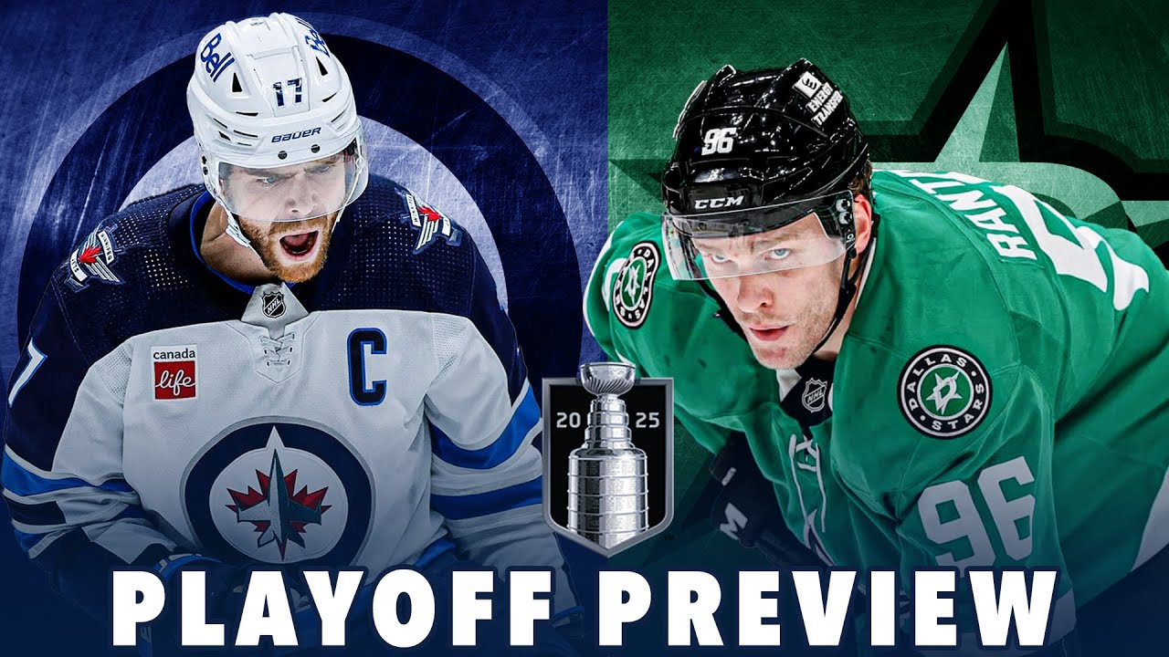 Winnipeg Jets Vs Dallas Stars NHL Playoff Preview - Round 2 - YouTube