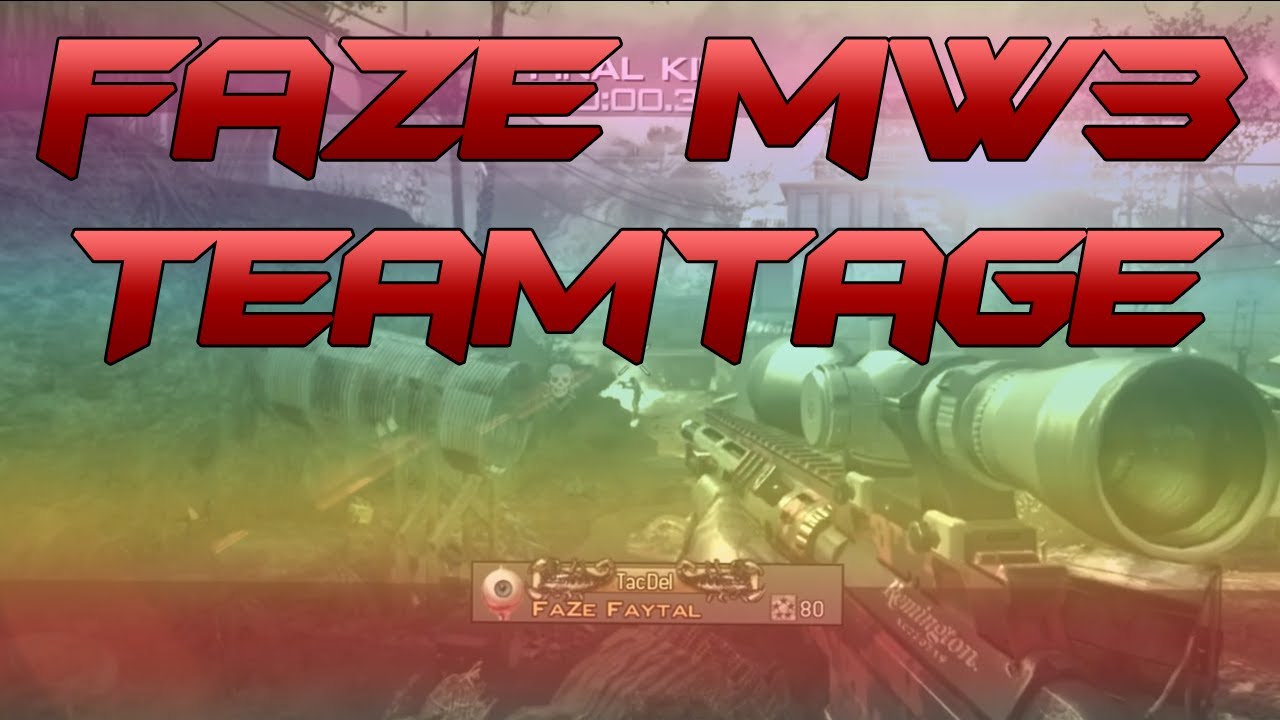 FaZe - Modern Warfare 3 Teamtage #4 - YouTube