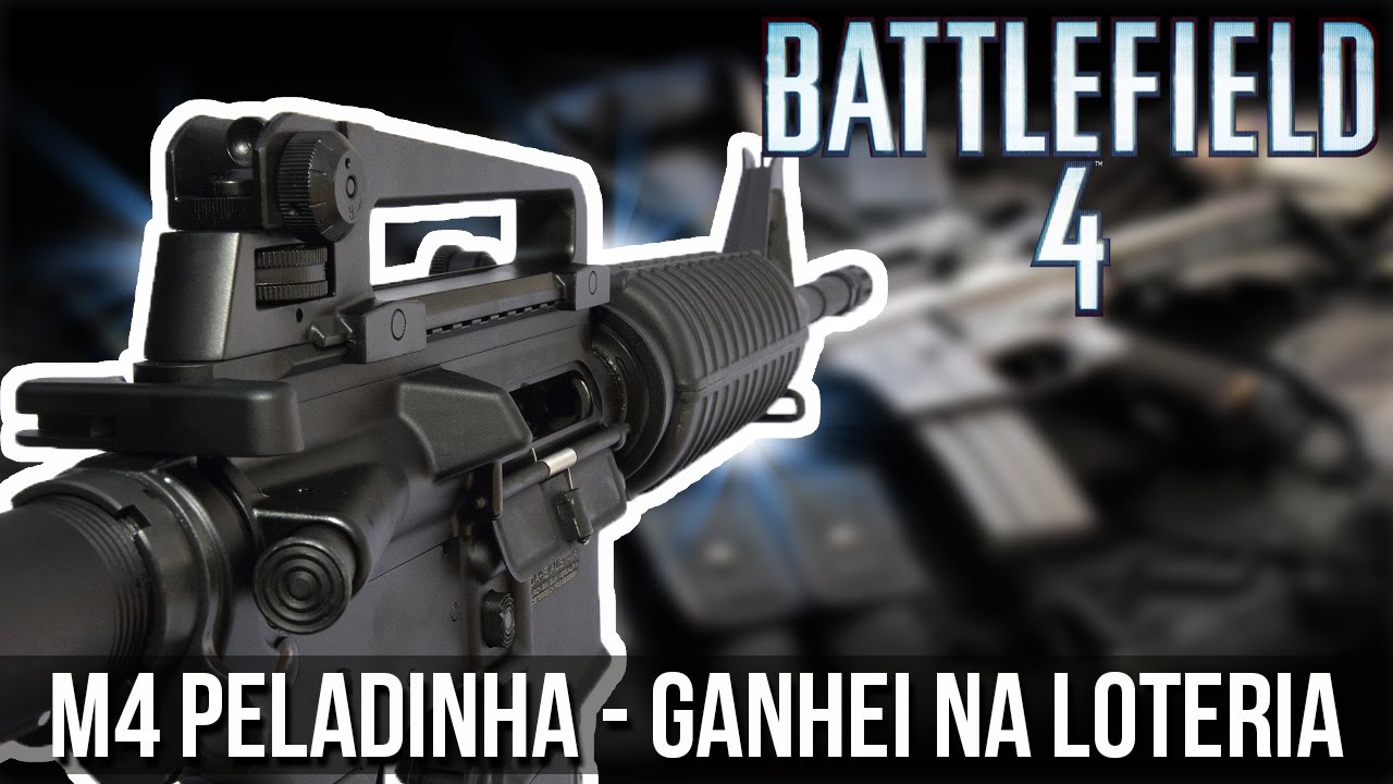 BF4 - Desafio Jogando de M4 peladinha - Ganhei na loteria !!! - YouTube