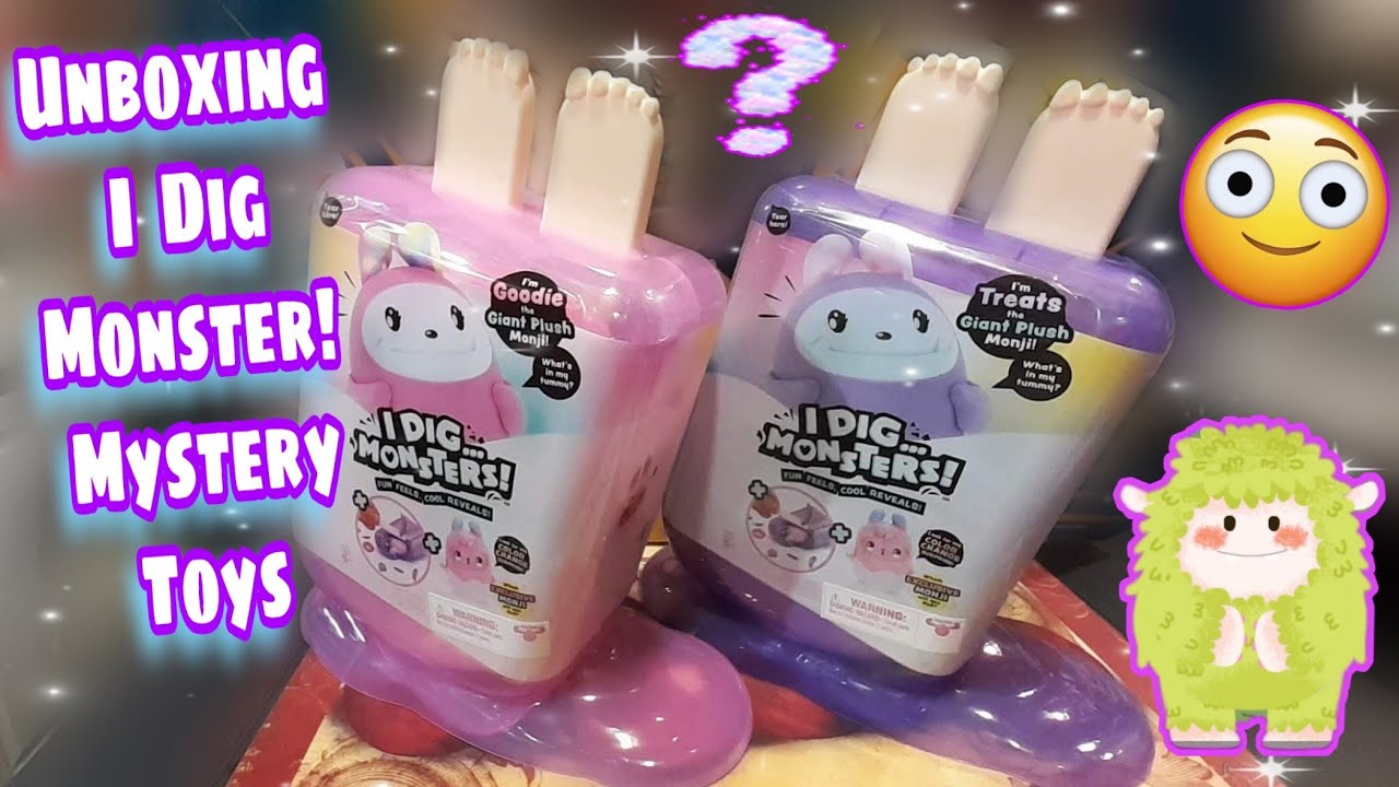 Unboxing I Dig Monsters Toys - YouTube
