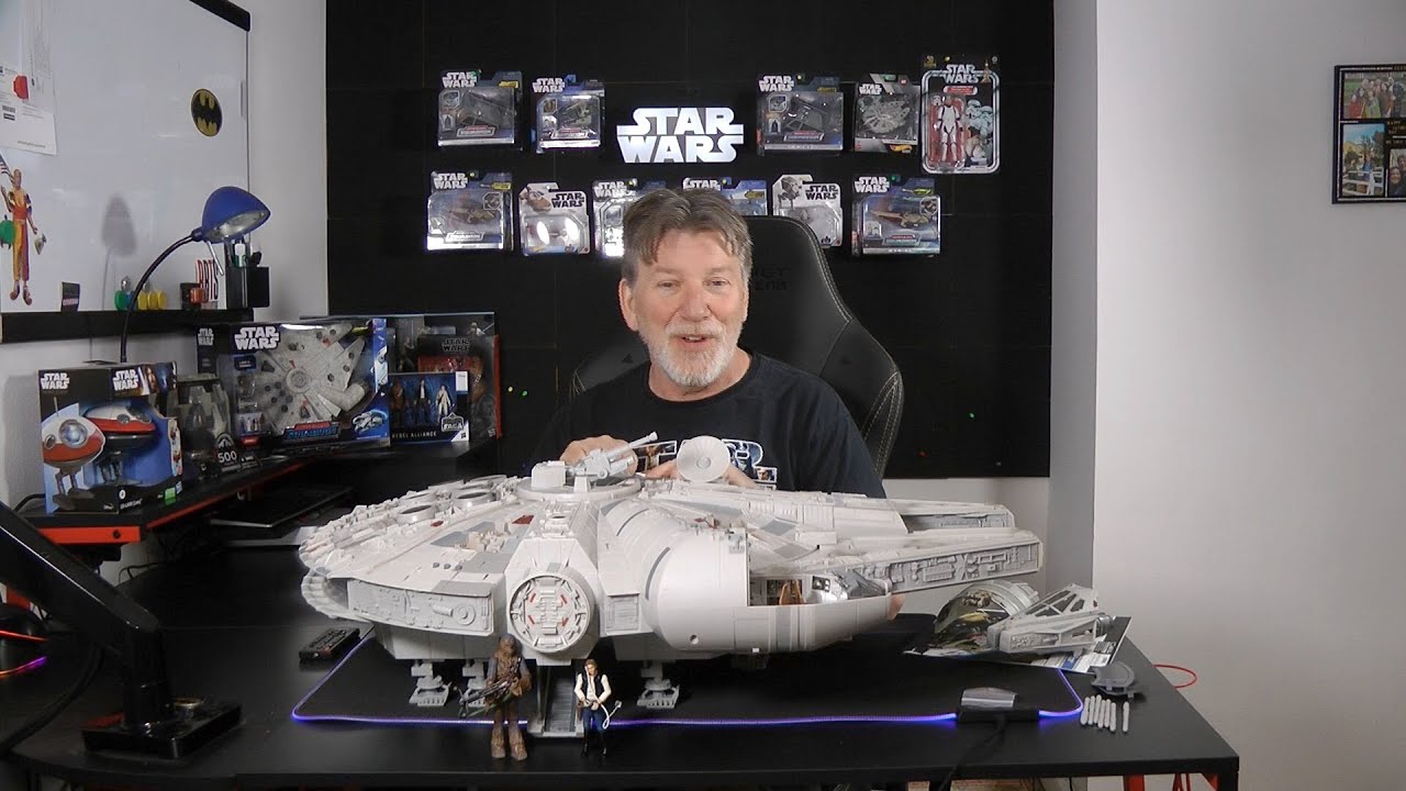 2008 3' Millennium Falcon toy - YouTube