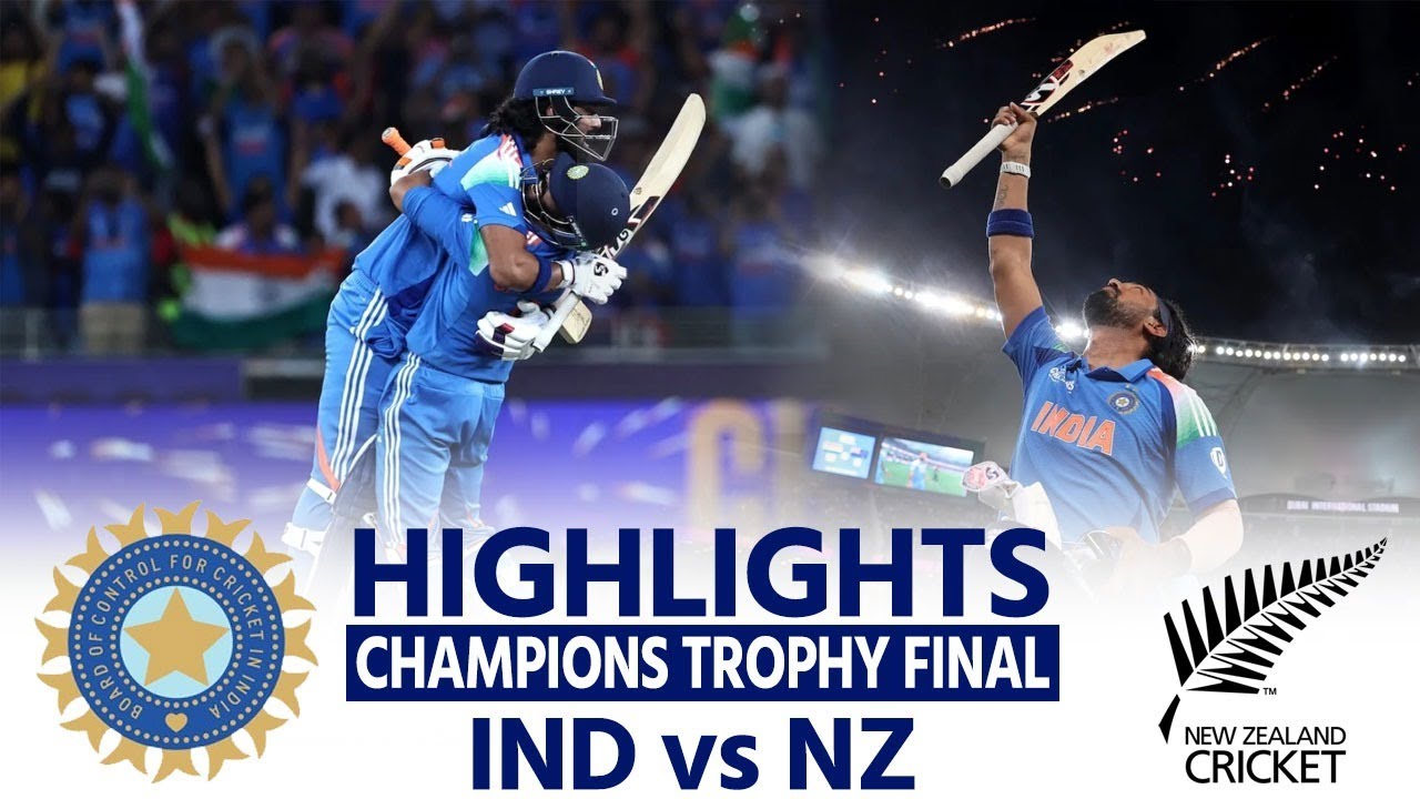India vs New Zealand, Final HIGHLIGHTS | ROHIT SHARMA | SHREYAS IYER ...