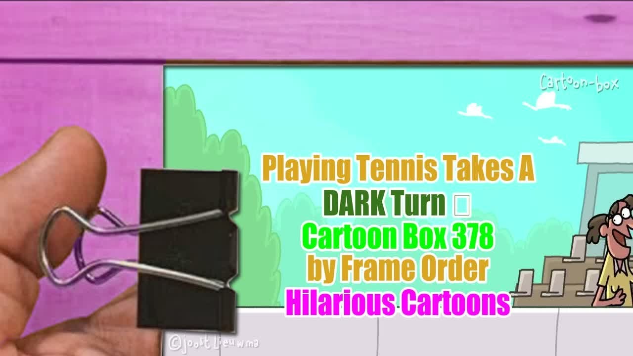 Playing Tennis Takes A DARK Turn 😂 Cartoon Box 378 by Frame Order ...