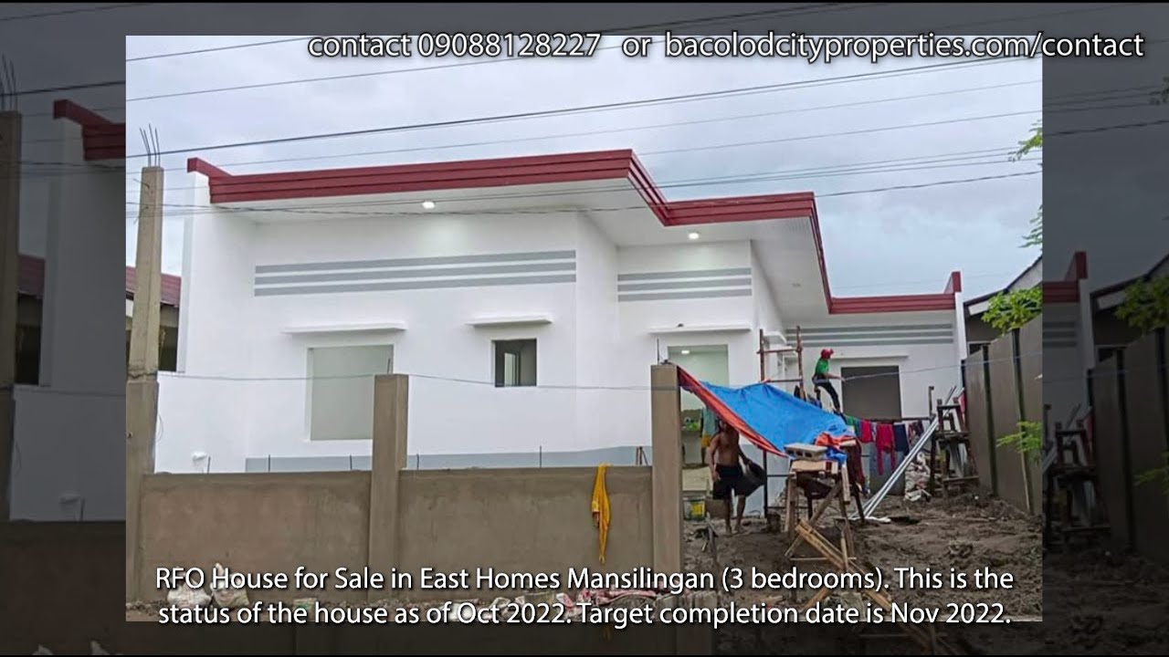 RFO 3 Bedroom House in East Homes Mansilingan Bacolod - YouTube
