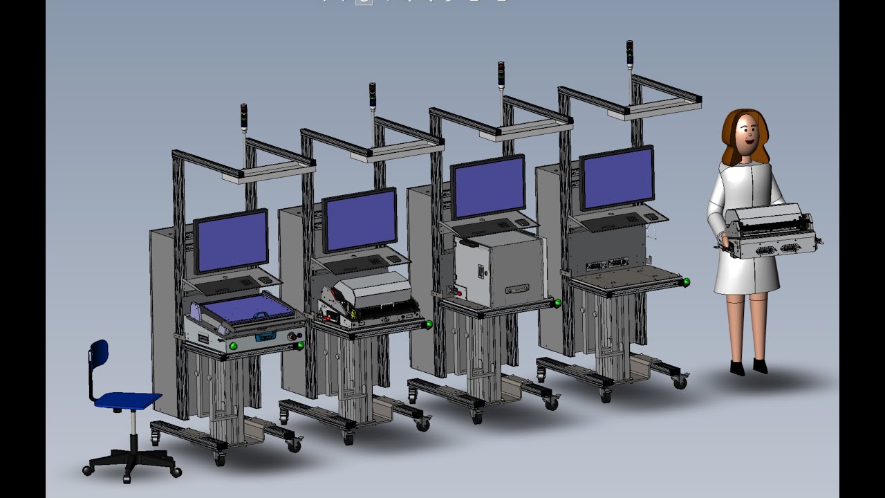 CCM-EE Teststation, 4D testing concept - YouTube