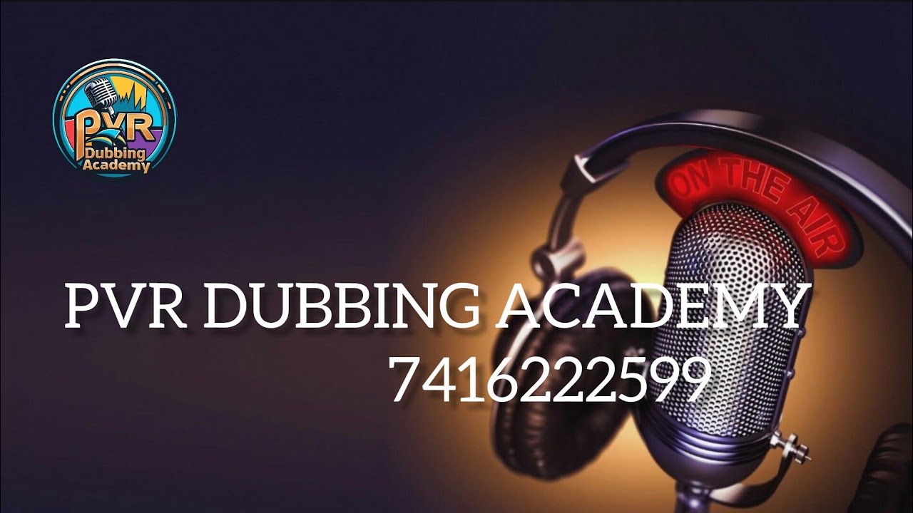 Dubbing, డబ్బింగ్...Voice acting course.7416222599 - YouTube