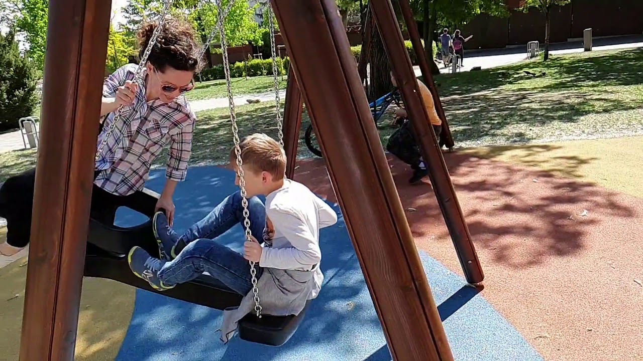 Swing Relaxation, Swinging in Space, Stress Relief, Calm Relaxation ...