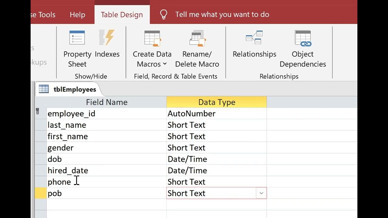 6. Using Input Mask - YouTube
