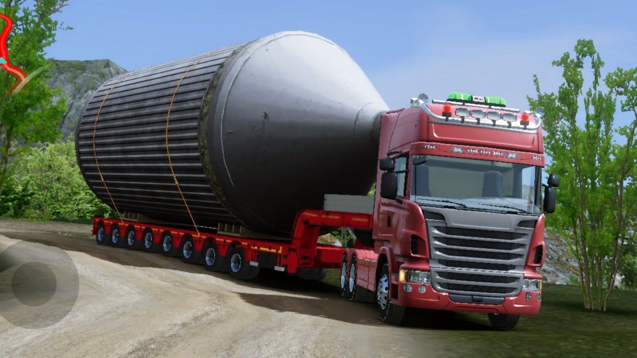 After So Long Time! I'm Transporting a HUGE Silo through Offroad ...