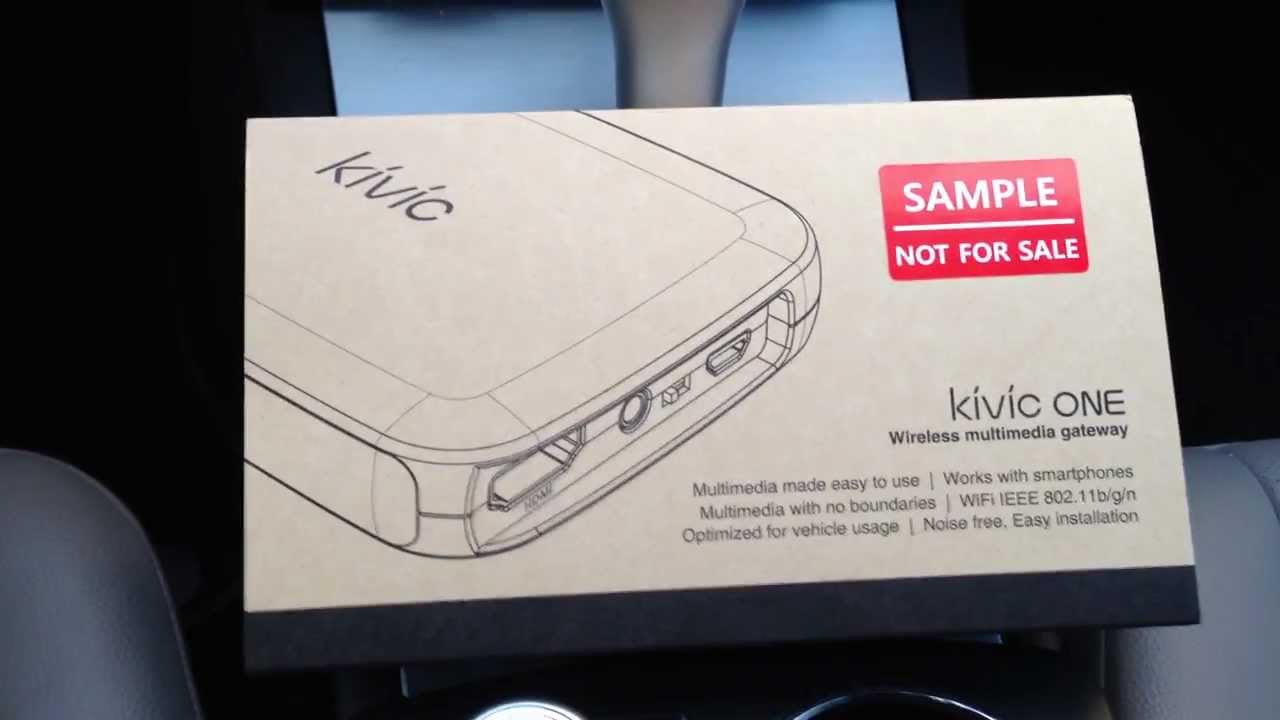 Kivic One Beta Demonstration (Wireless Airplay in Car) - YouTube