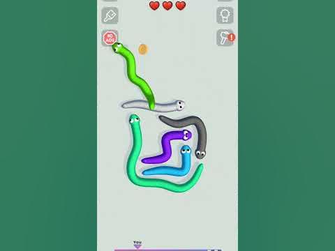 Tangled Snakes Game || Android Gameplay || Wingman - YouTube