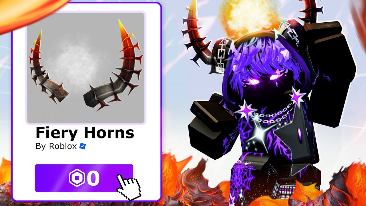 HURRY! Get The FREE FIERY HORNZ In Roblox ASAP! 🥳 😎 - YouTube