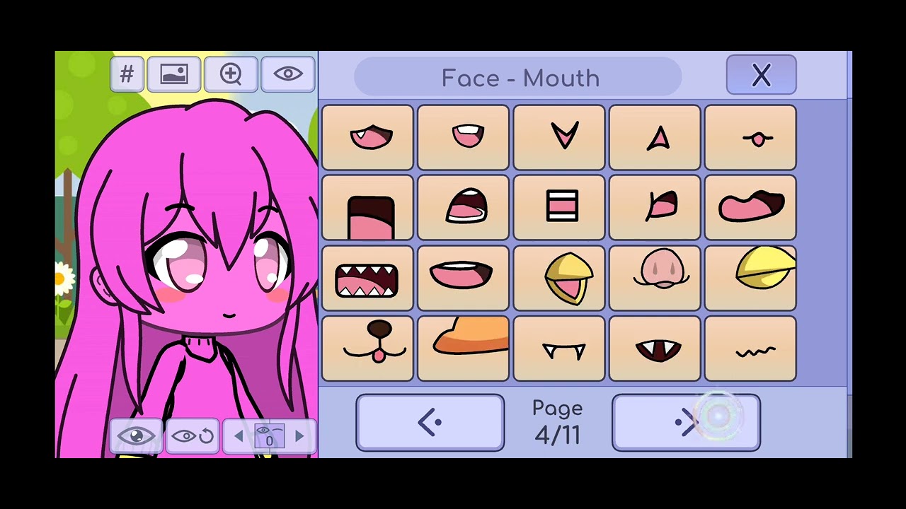How to make kissy missy in gacha life - YouTube