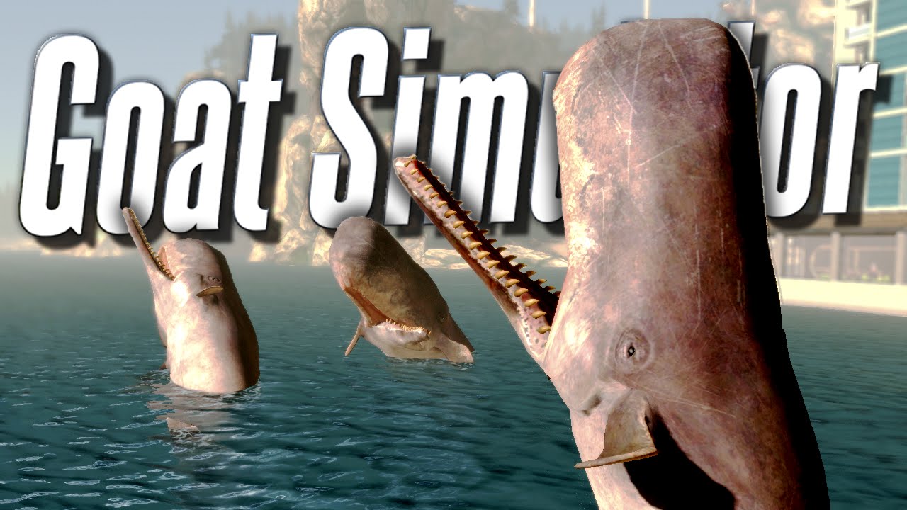 WHALES FROM THE SKY | Goat Simulator #13 - YouTube
