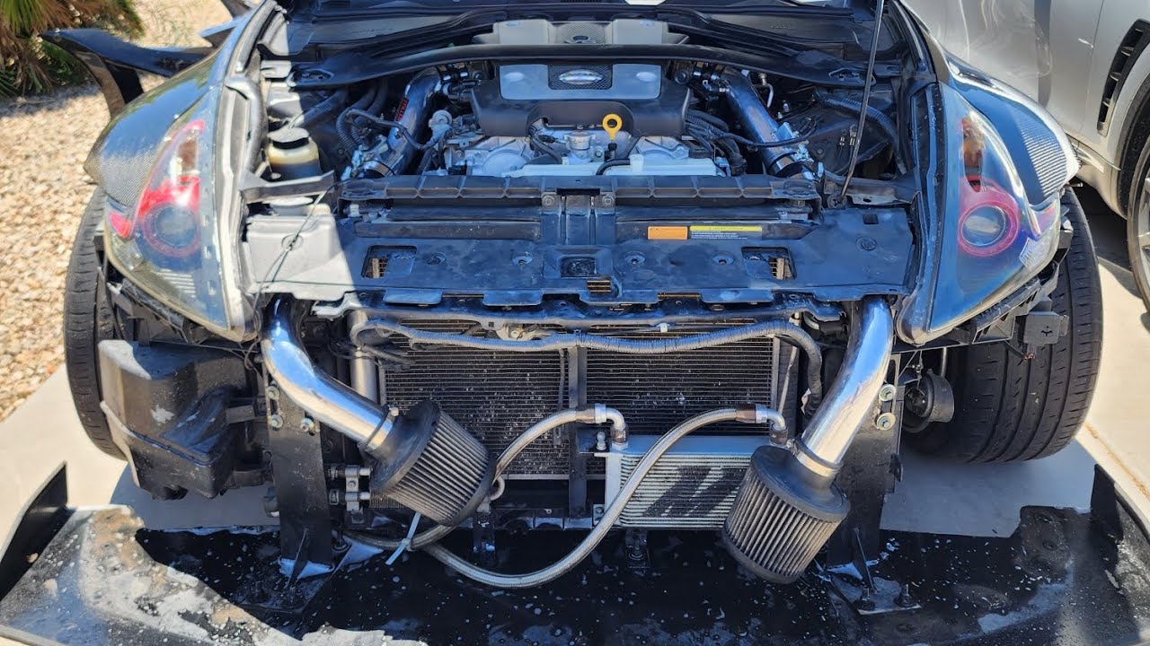 NISSAN 370Z | Long Tube Intake Install DIY - YouTube